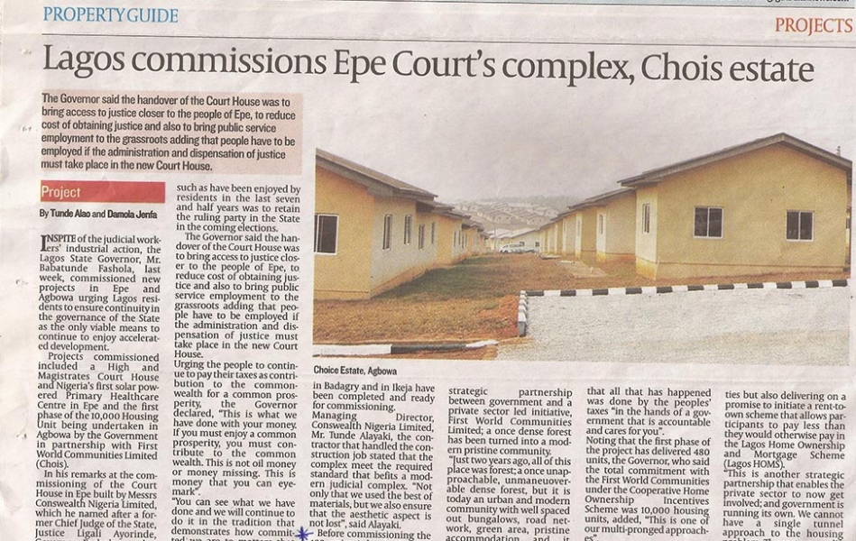 News & Events – First World Communities Ltd.